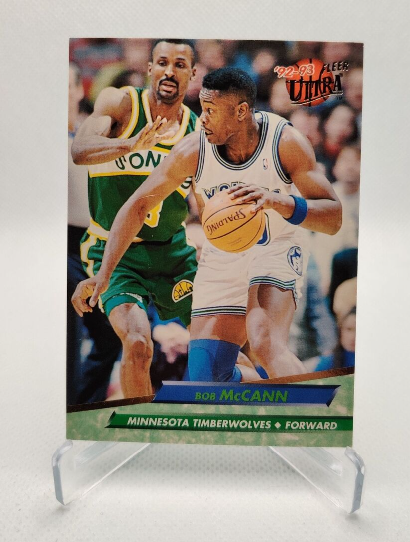 1992-93 Fleer Ultra Minnesota Timberwolves Basketball Card #306 Bob ...