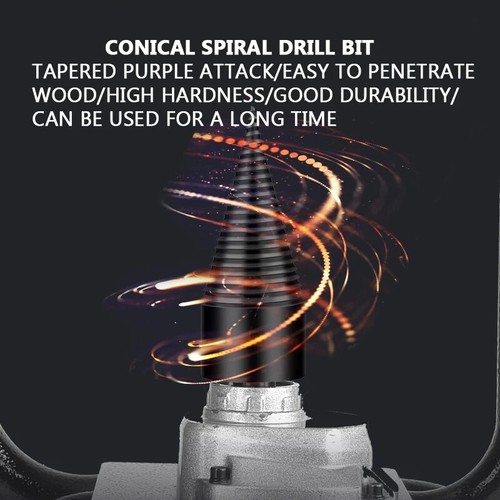 Electric Wood Splitter with Automatic Motor To Break and Split Firewood ...