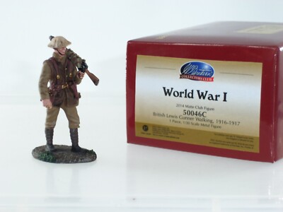 BRITAINS 50046C WW1 BRITISH LEWIS GUNNER WALKING COLLECTORS CLUB ...