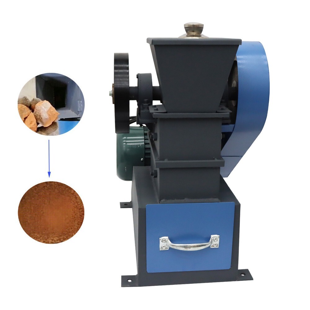 Electric Jaw Crusher Rock Crush Machine 220V Coal Stone Shatter Grinder ...