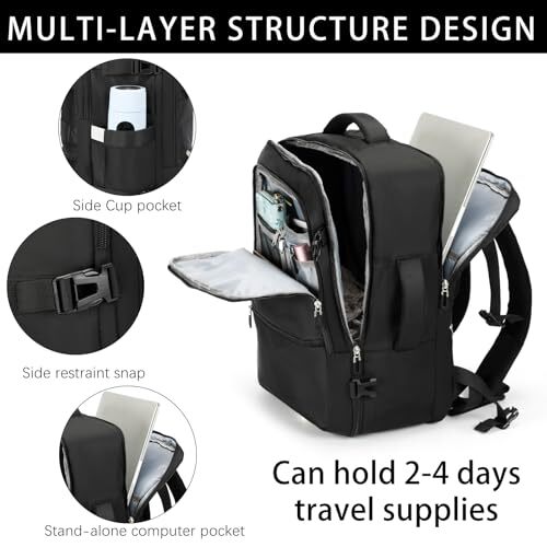 Sowaovut Travel Laptop Backpack, Extra Large Backpacks, Flight Approved ...