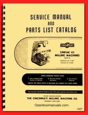 Milling - Cincinnati Horizontal