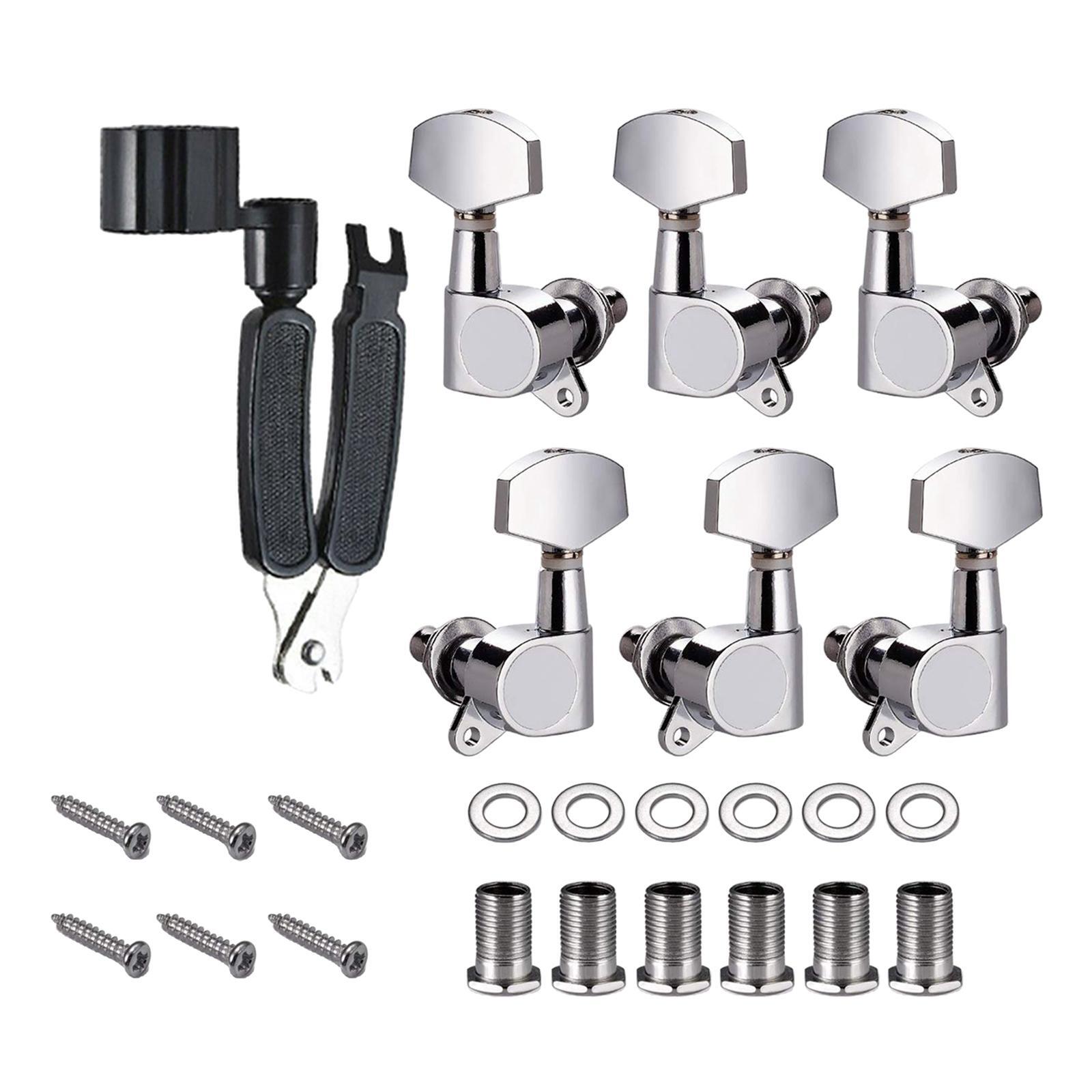 Guitar Tuner / Machine Heads 6Piece 3 Left / 3 Right String Tuning | eBay