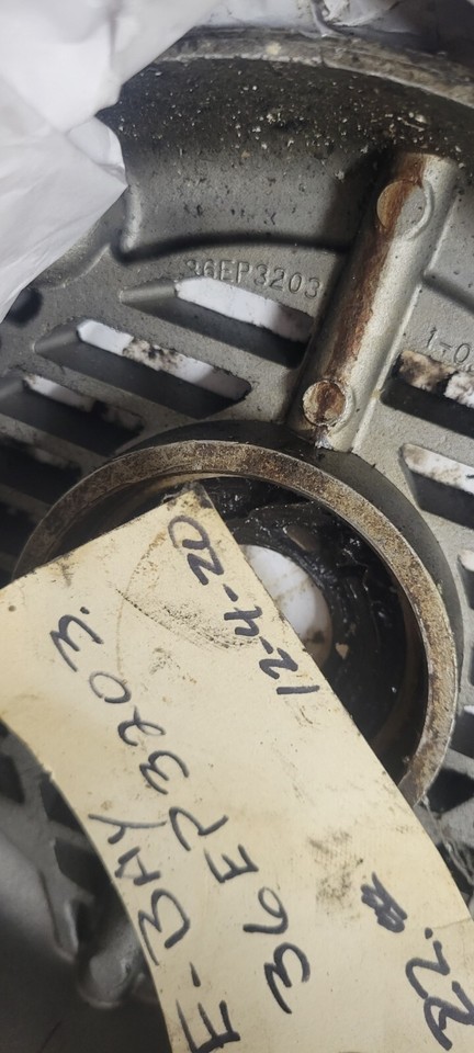 36EP3203 Used Baldor Front End-bell from open enclosure motor (USED ...