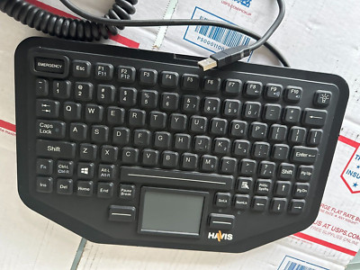 Havis KB-108 USB Rugged Keyboard with Integrated Touch Pad | eBay