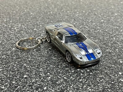 Ford GT GT40 Shelby Keychain Diecast Car Keychain Hot Wheels Matchbox ...