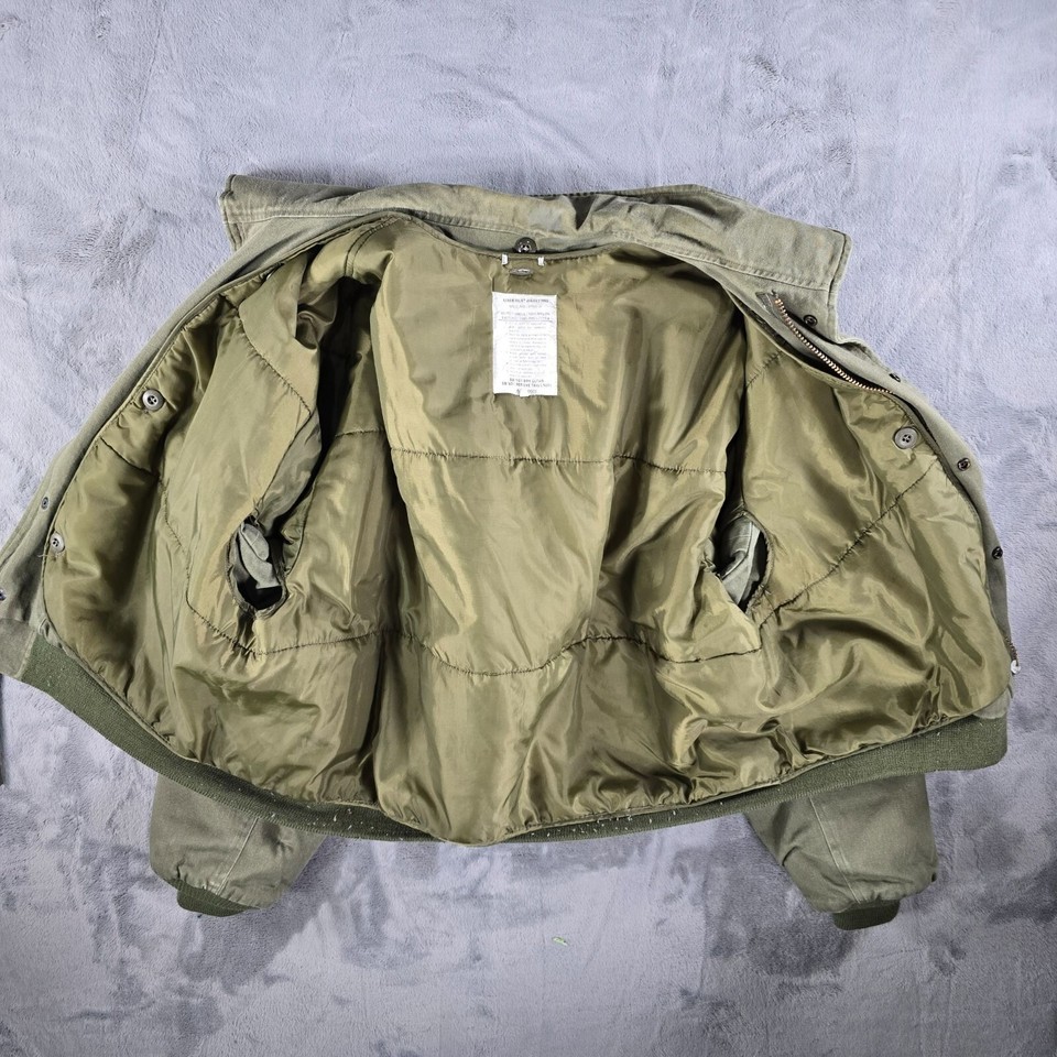 Vintage Spiewak & Sons Olive Green M90 Pilot Jacket w/ Detachable ...