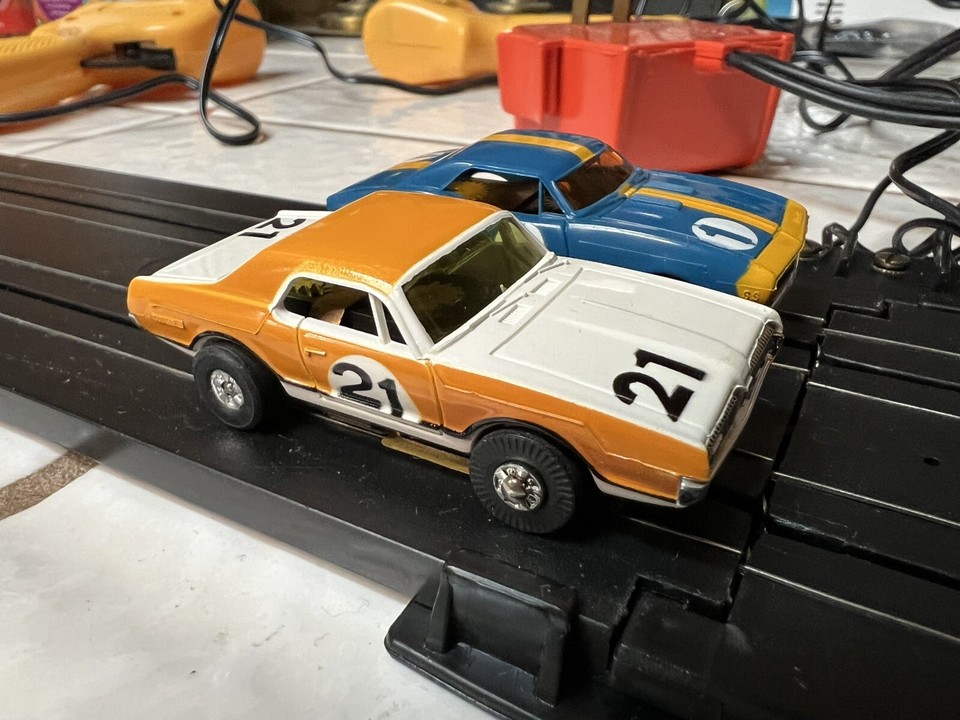 Aurora T-Jet Thunderjet Figure 8 Slot Car Set 1967 Complete Original ...