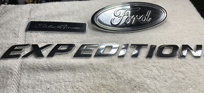 03 04 05 06 FORD EXPEDITION REAR TRUNK EMBLEM LOGO BADGE LOGO LETTER X ...