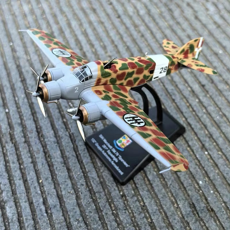 1:144 SIAI-Marchetti SM.79 "Sparviero" Bomber Model Diecast Military ...