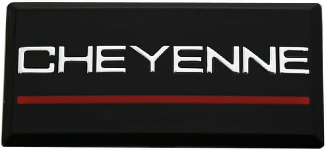 2Pc Cheyenne Cab Emblem Nameplate Roof Pillar For 88-98 Silverado ...