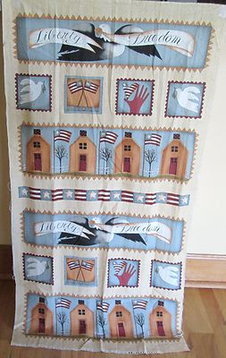 1 MODA "Let Freedom Ring" Cotton Quilting/Wallhanging Crafting Fabric ...
