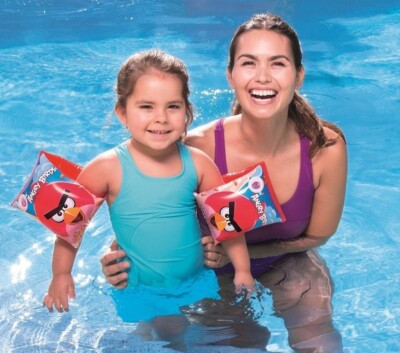 Angry Birds Swim Wings Armbands Learn to swim Inflatable 3-6 years pool ...