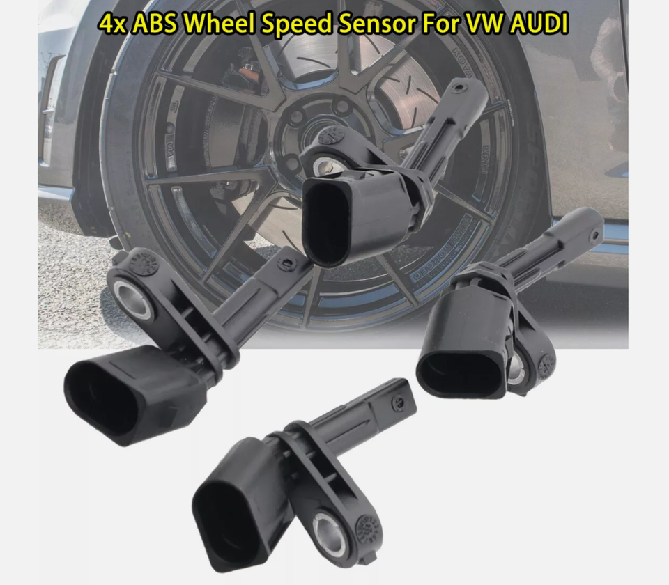 4PCS ABS Wheel Speed Sensor For VW Golf Jetta Passat Tiguan WHT003856/7 ...