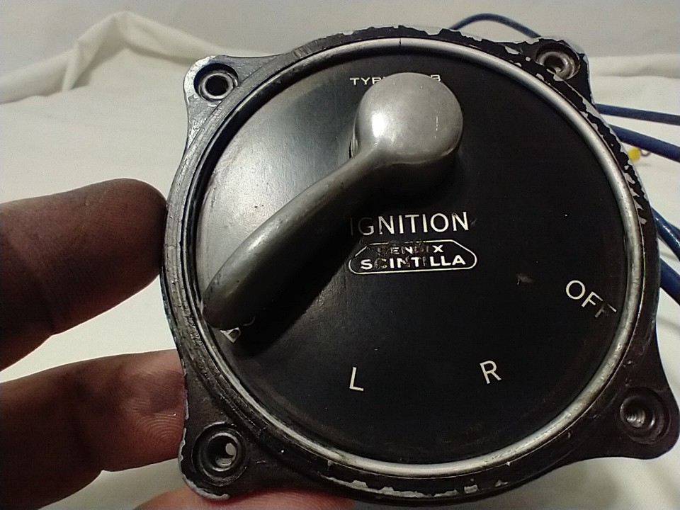 WWII US Aircraft Bendix Scintilla Type EJ-B Ignition Magneto Switch ...