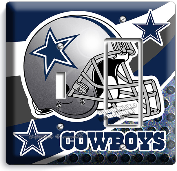 DALLAS COWBOYS FOOTBALL TEAM SWITCH OUTLET WALL PLATES MAN CAVE GAME ...