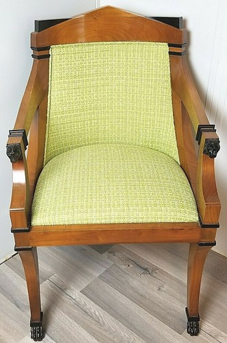 Rare VILLA GARNELO INTERNATCIONAL of Spain Biedermeier Style Armchair ...