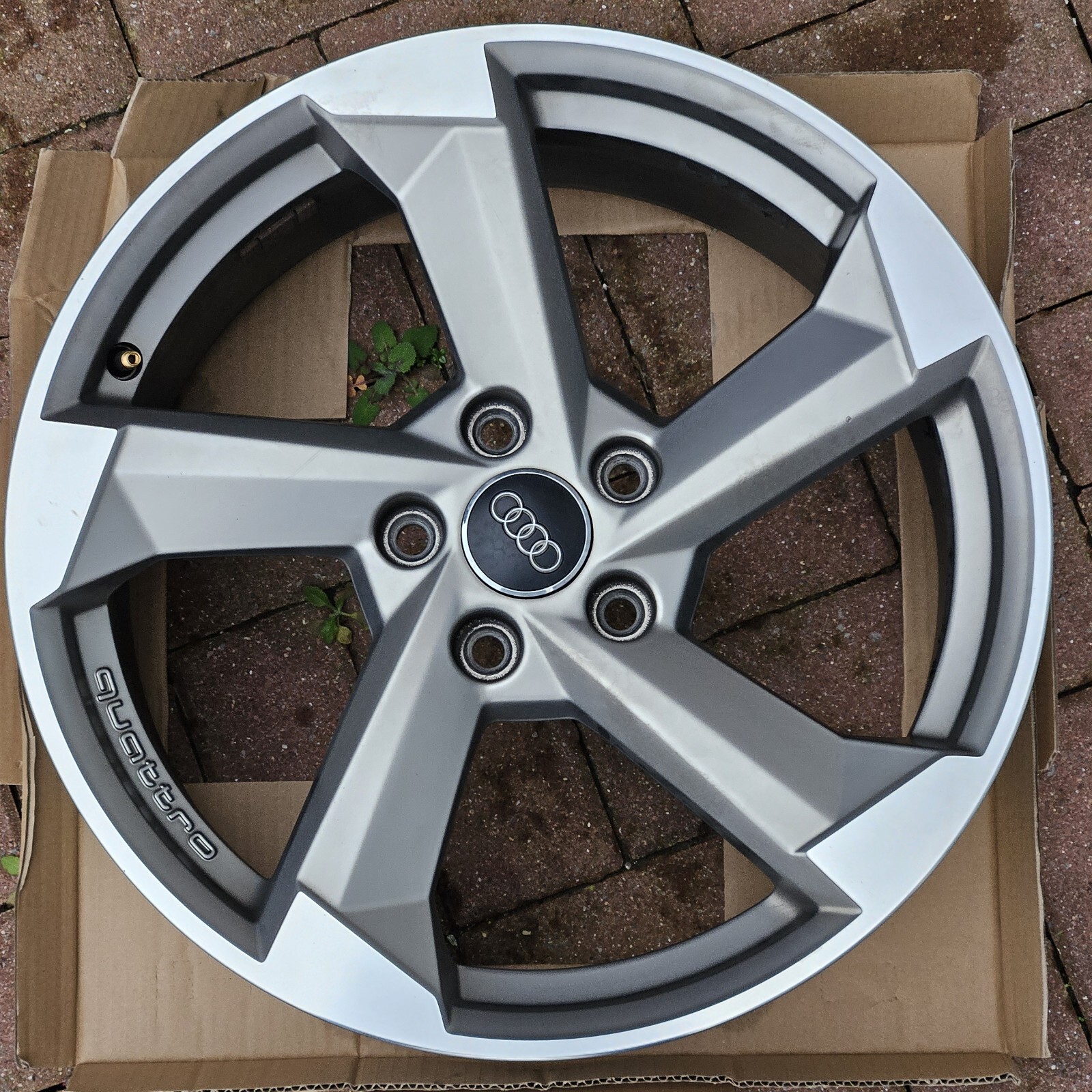 GENUINE AUDI S3/RS3 8V 18 INCH ROTOR ALLOY WHEEL With Quattro Logo ...
