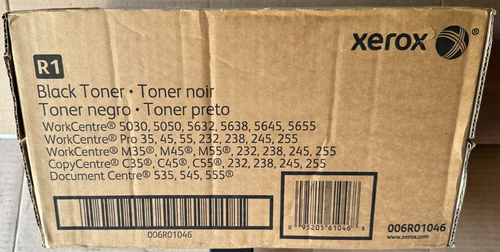 GENUINE XEROX 006R01046 BLACK TONER CARTRIDGE 6R1046 | eBay