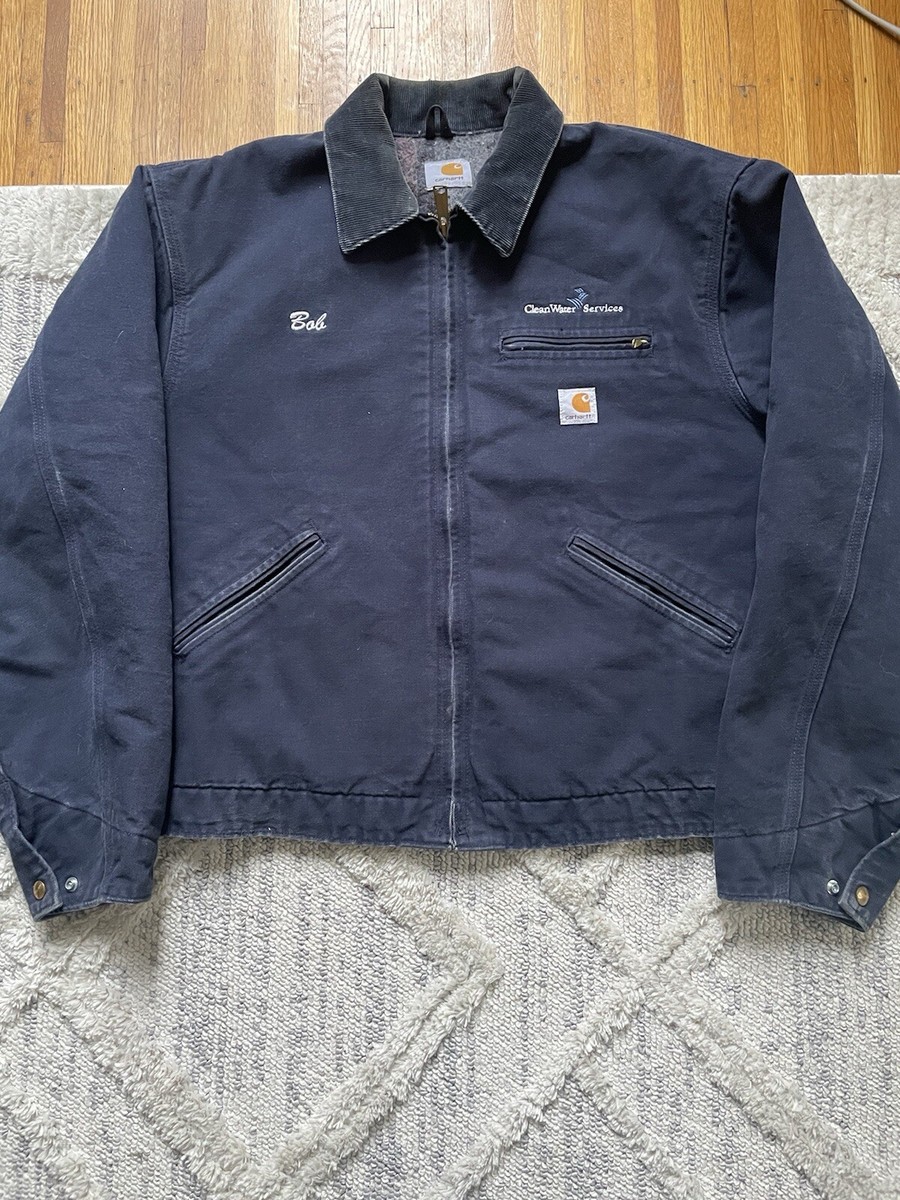 Vintage Carhartt Detroit Jacket J97 Navy Dark Blue Size XL Vintage Carhartt Detroit Jacket J97 Navy Dark Blue Size XL