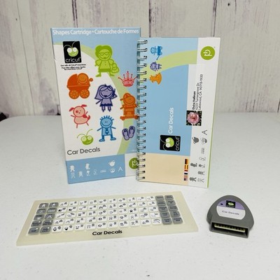 Cricut CAR DECALS Sticker Vinyl People Cartridge 2010 Hard To Find ...