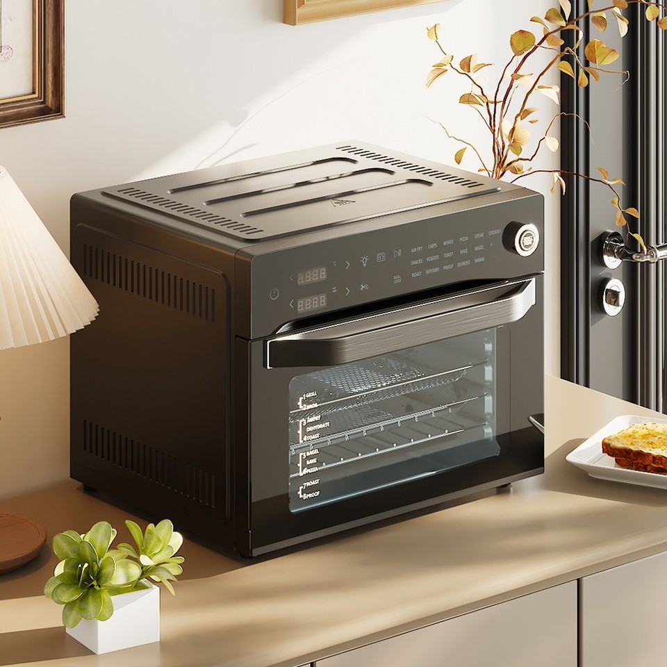 Digital Air Fryer Oven 30L 18 Preset Functions Dual Cook Mode Full ...