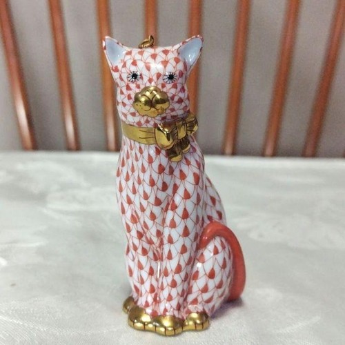 HEREND First Edition Cat Figurine – 8.8 cm Tall, Near Unused, No Box | eBay