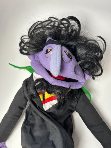 Count Von Count 11” Hand Puppet Vintage 1976 Sesame Street Jim Henson ...