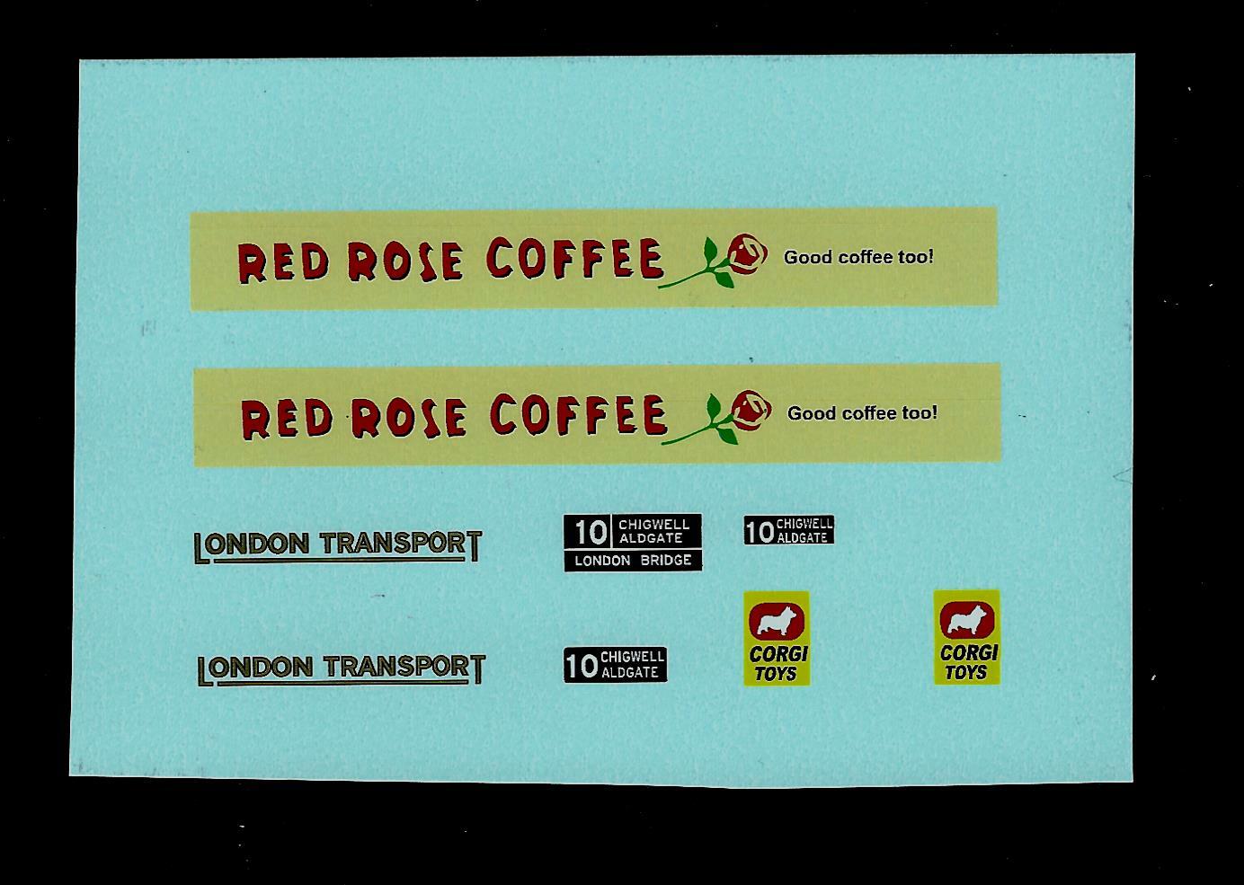 CORGI 468 ROUTEMASTER BUS TRANSFERS/DECALS | eBay UK