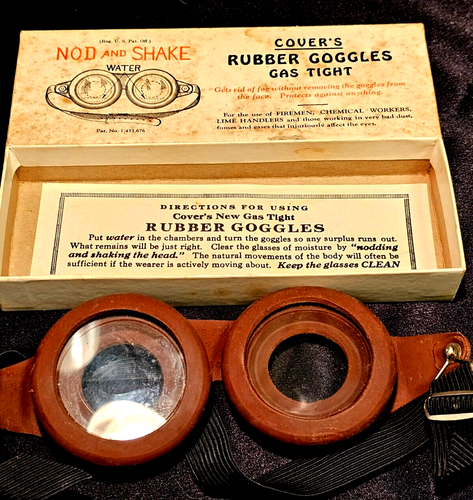 Cover's Rubber Goggles Gas Tight | eBay