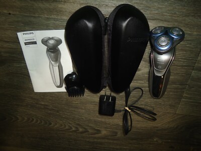 Phillips Norelco triple header S6540 electric razor complete & works ...
