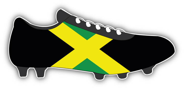 Jamaica Flag Soccer Cleats Car Bumper Sticker Decal | eBay