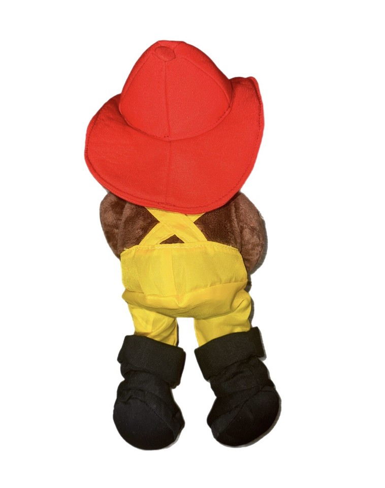 Applause Curious George Fireman Plush Stuffed Stuffy Boots Dog W Tags ...