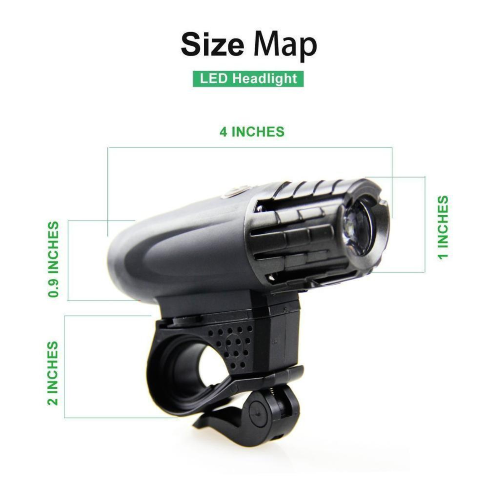 Waterproof Rechargeable LED Bike Bicycle Light USB Cycle Front Back ...