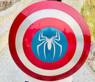 Captain America Shield Spider-Man Shield Authentic Replica Marvel ...