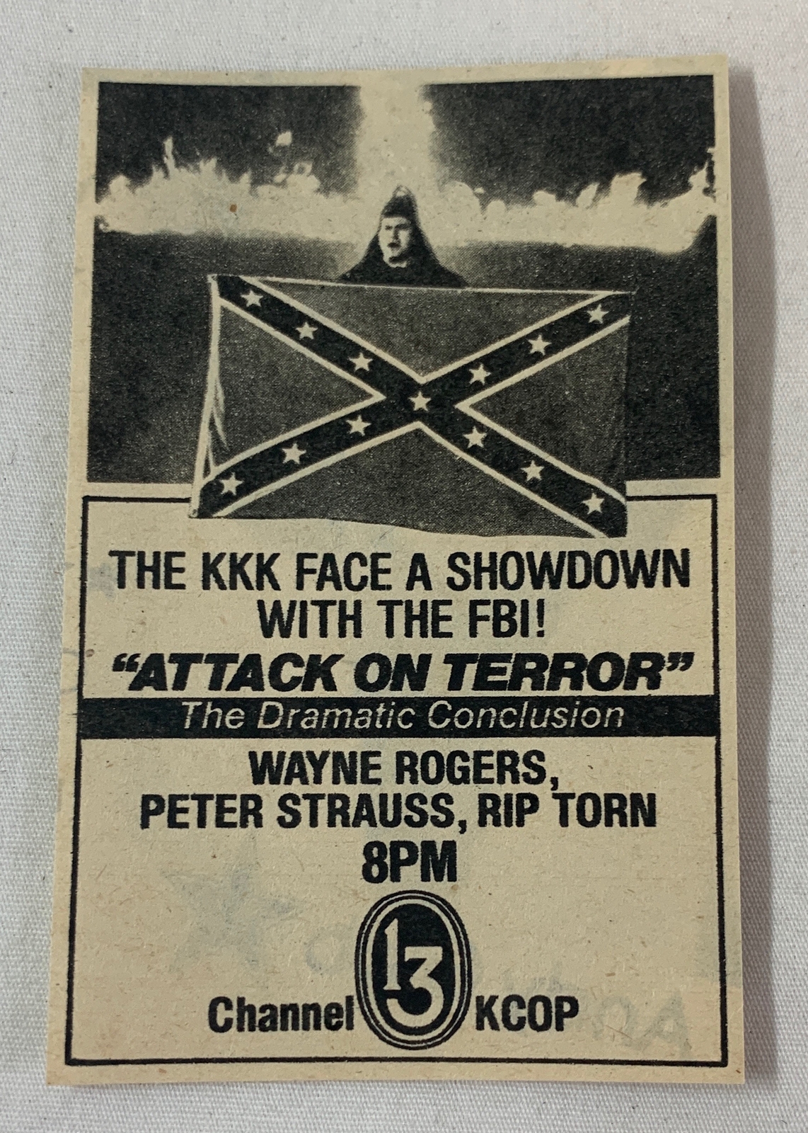 1980 small KCOP tv ad ~ movie ATTACK ON TERROR | eBay