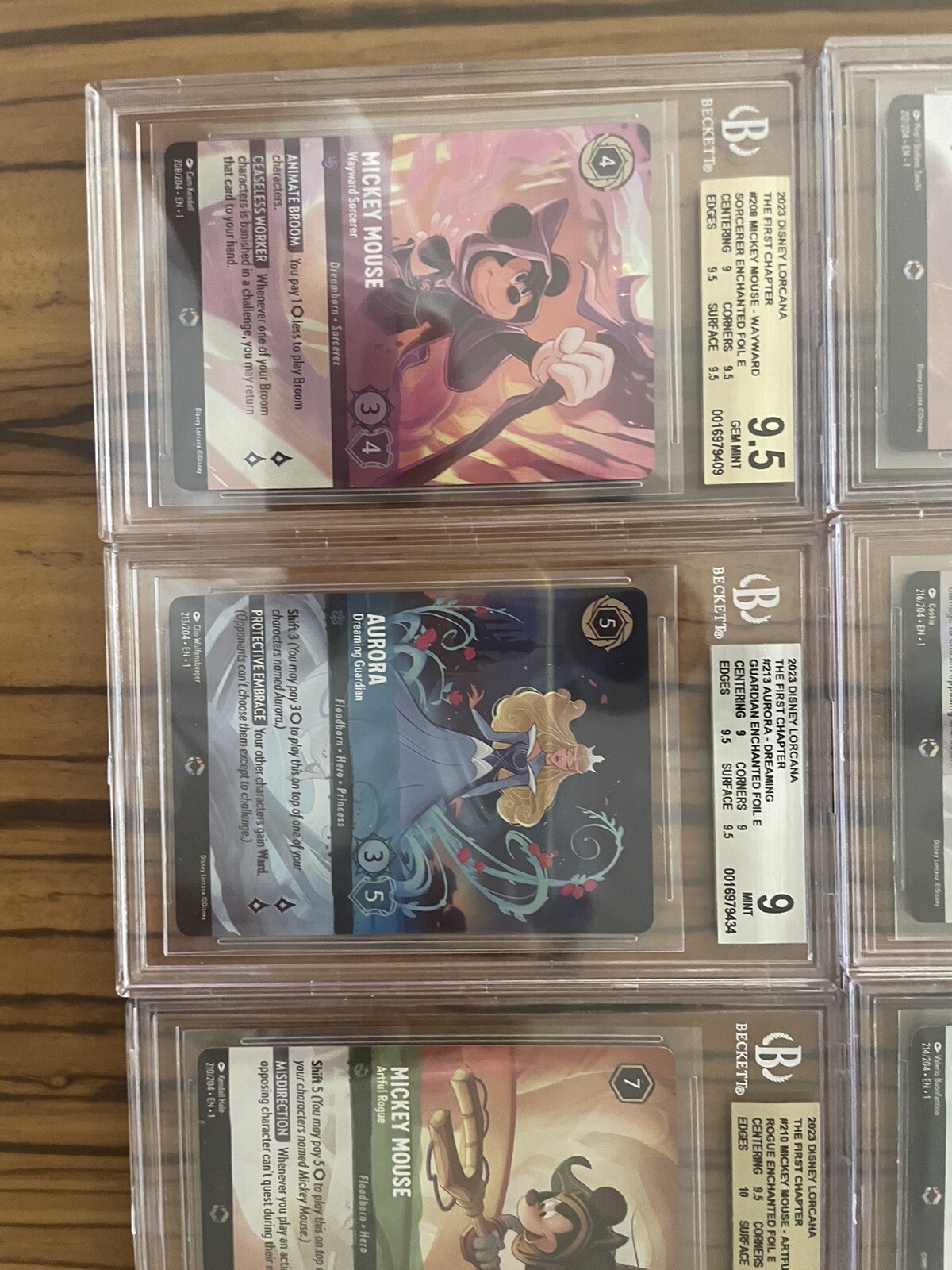 Disney Lorcana First Chapter Complete Set Enchanted Elsa ️ belle mickey ...