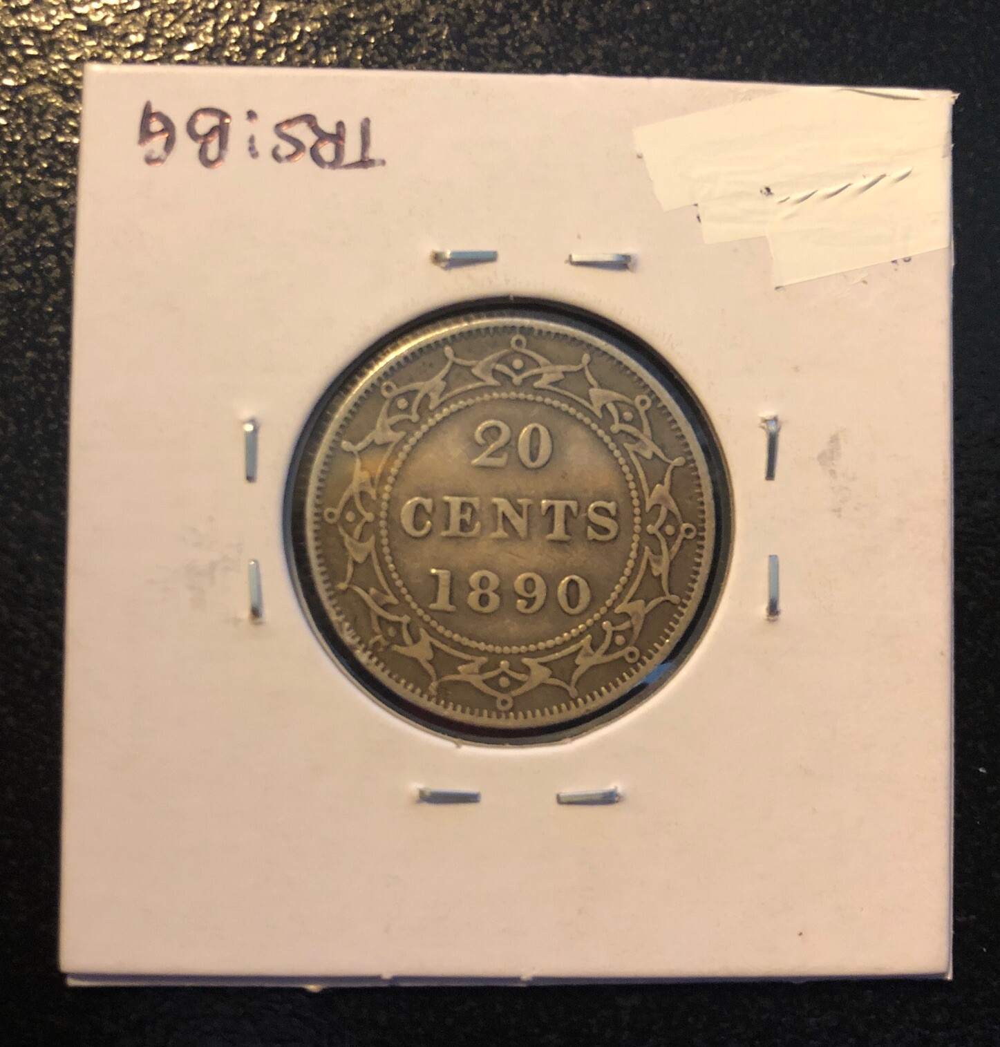 1890 Newfoundland-Canada 20 Cents Silver Coin-VICTORIA-KM#4-MINTAGE ...