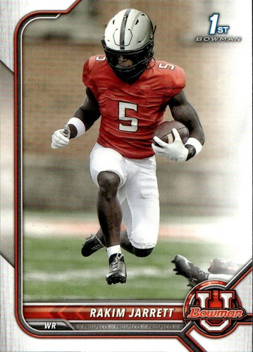 Rakim Jarrett 2021-22 Bowman University Football - #59 - Maryland ...