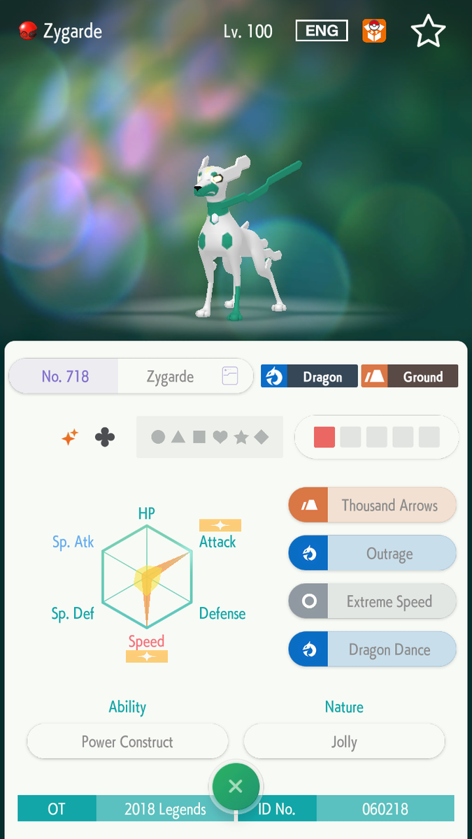 Zygarde Brillante Pokémon Of The Week Zygarde