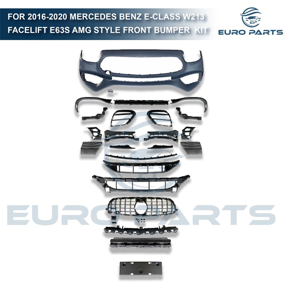 For 2021-2023 Mercedes-Benz E Class W213 Facelift to E63 Front Bumper ...