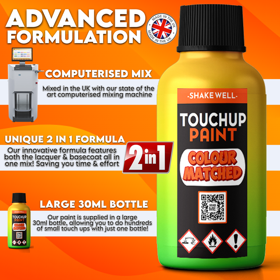 Touch Up Paint For Cadillac White-Diamond 800J/98/981J/98U/CAD02:98/GBN ...