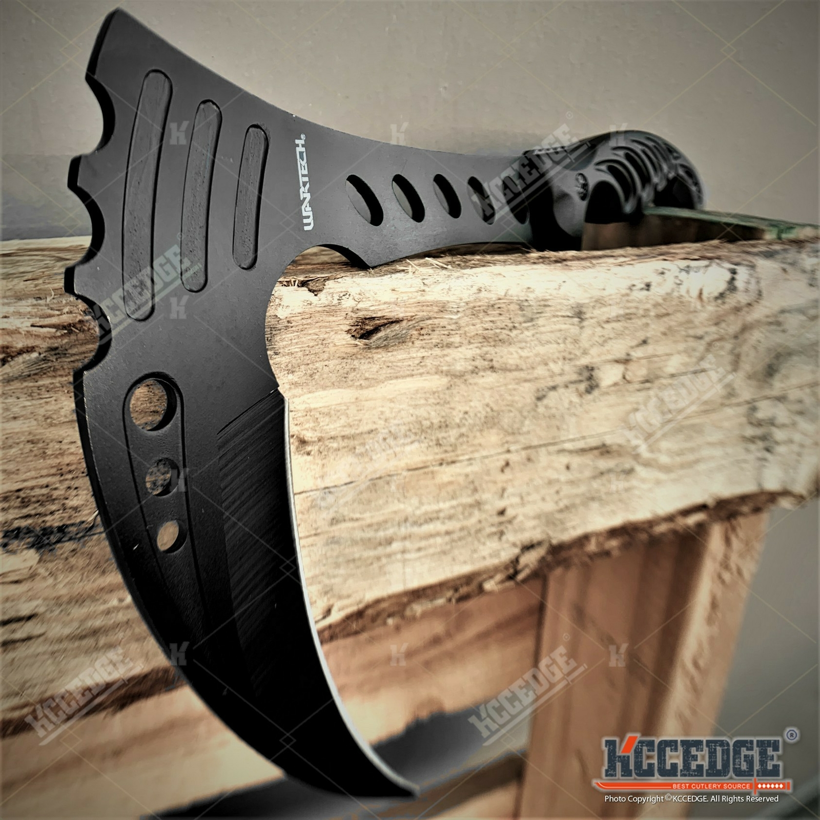 12" Tactical Scythe Fixed Blade Knife Full Tang 7" Blade Hunting Knife ...