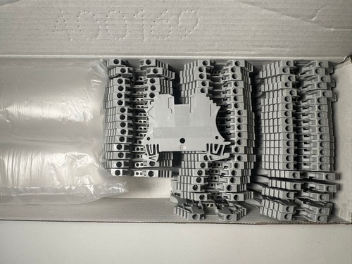 Allen Bradley 1492-J3 Terminal Blocks Gray 25A 600V 2.5mm Feed Through ...