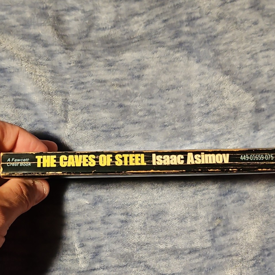 Isaac Asimov The Caves of Steel Paperback Fawcett Crest Science Fiction ...