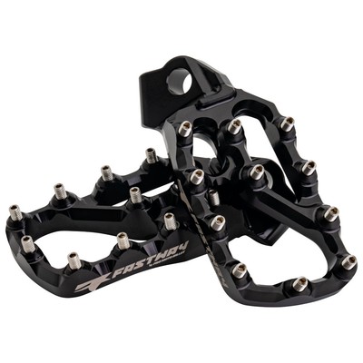 Fastway Motorcycle Foot Pegs Kit Black For Honda Transalp XL750 2024 | eBay