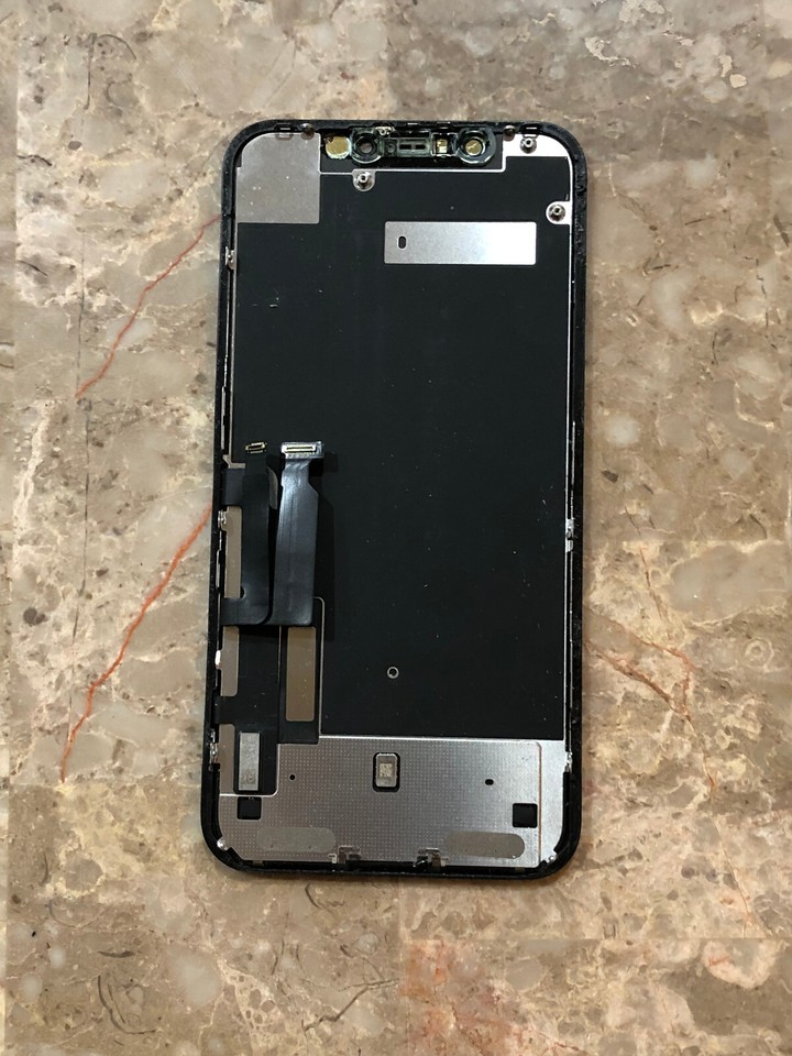 Original Apple iPhone XR Good LCD Cracked Glass Screen Only touch issue ...