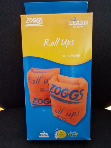 Zoggs Roll Ups Stage 2 Armbands age 6-12 years Swimming Aids - Boxed ...