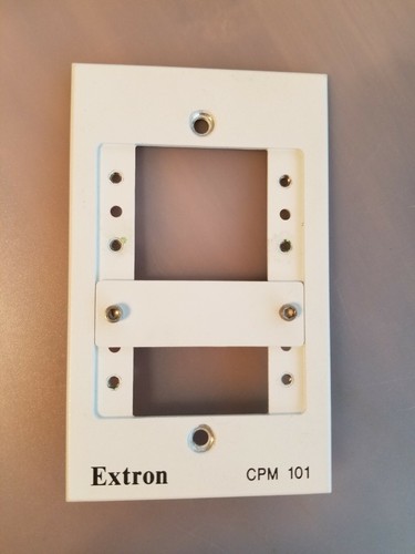 Extron CPM 101 White 60-583-21 MAAP Mounting Frame Plate & 1 single ...