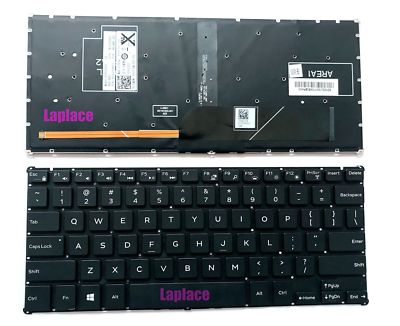 US backlit keyboard for Dell Latitude 5175 5179/VENUE 11 PRO 5130 7130 ...